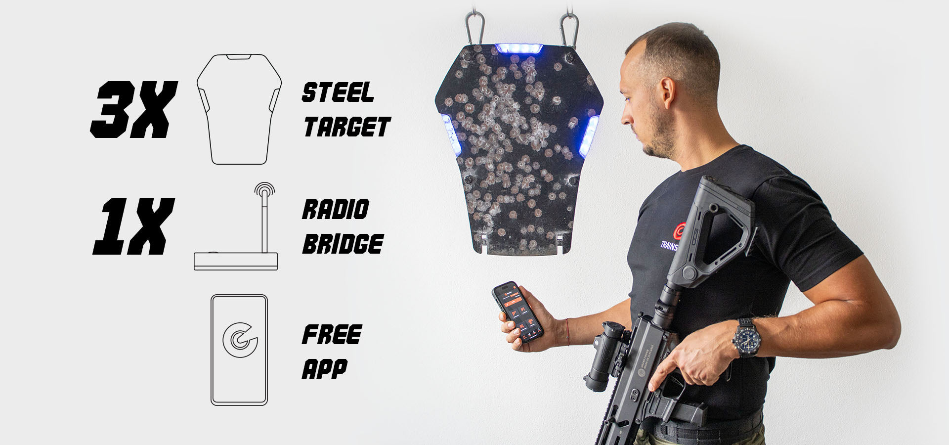 Live Fire - Steel Targets for Shooting Range – Trainshot